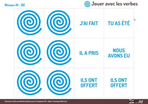 17 jeux de conjugaison - Les Zexperts FLE