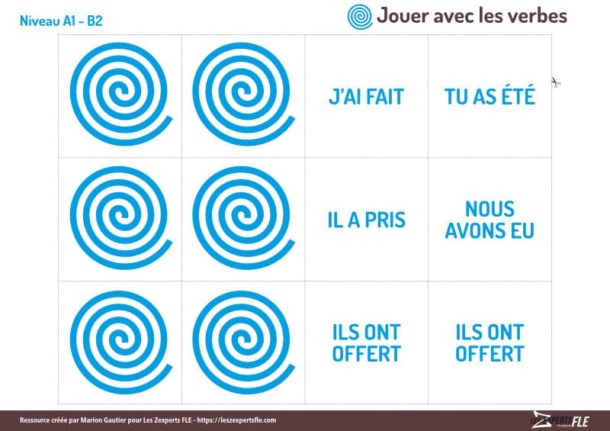 17 jeux de conjugaison - Les Zexperts FLE
