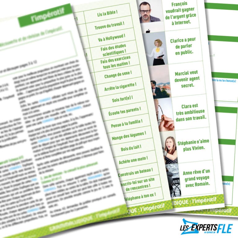 Jeu pour découvrir l'impératif A1 - Les Zexperts FLE