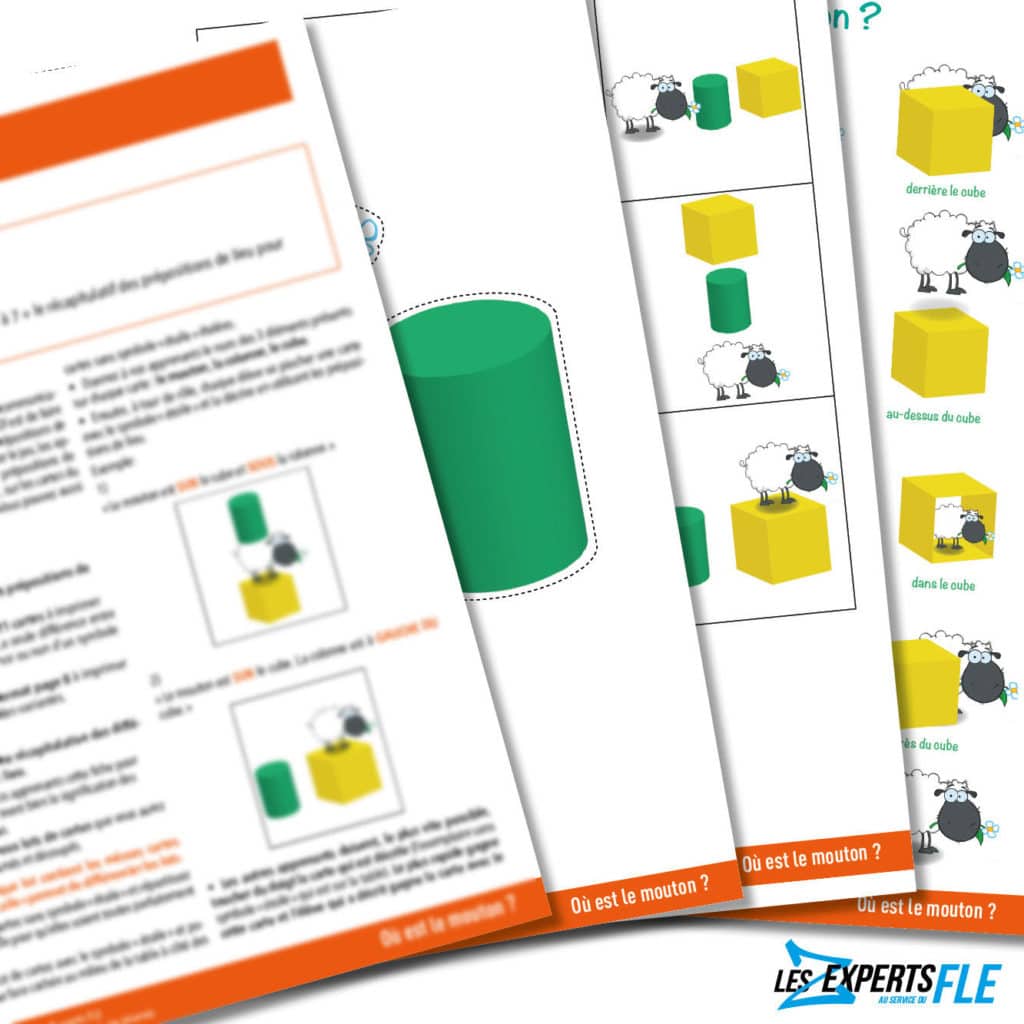 Le jeu des prépositions de lieu 2.0 - Les Zexperts FLE