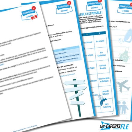 Fiche de grammaire FLE : le gérondif A2 - Les Zexperts FLE