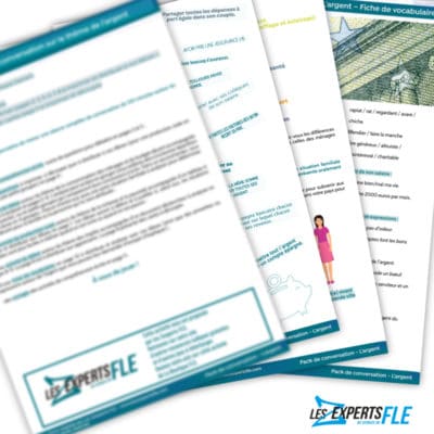 Pack de conversation : parlons argent - Les Zexperts FLE