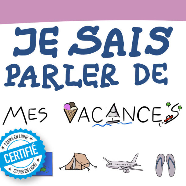 Sketchnote : je sais parler des vacances - Les Zexperts FLE