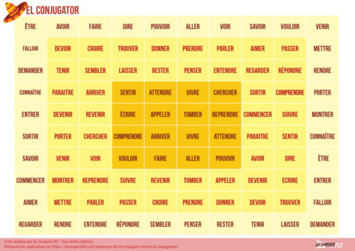 17 jeux de conjugaison - Les Zexperts FLE