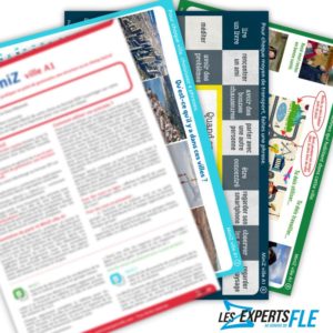 10 activités de vocabulaire FLE sur la ville niveau A1 - Les Zexperts FLE