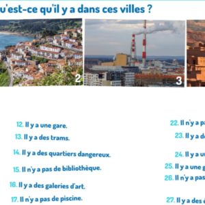 10 activités de vocabulaire FLE sur la ville niveau A1 - Les Zexperts FLE