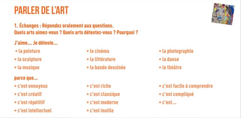 Parler d'art décalé en FLE (A1/A2) - Les Zexperts FLE