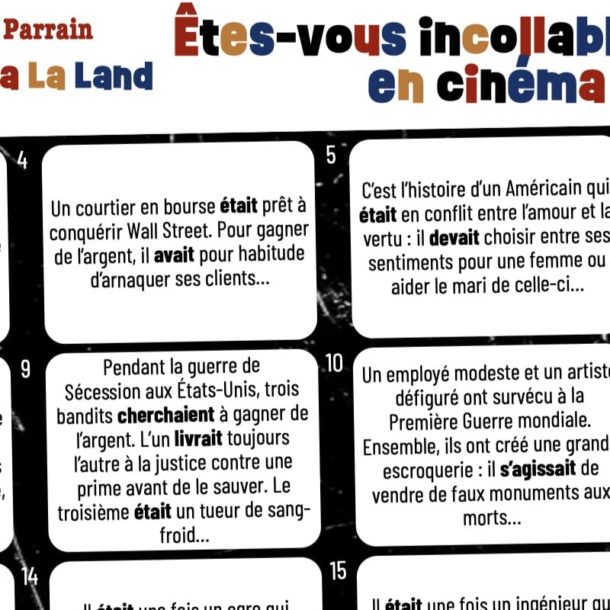 3 activités FLE sur l'imparfait, niveau A2