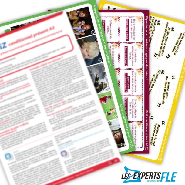 10 activités de conjugaison FLE sur le conditionnel A2 - Les Zexperts FLE