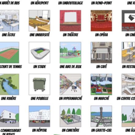 Imagier sur le vocabulaire de la ville A1 - Les Zexperts FLE