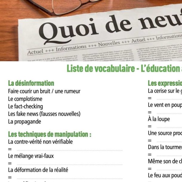 Activités et tâches FLE sur les médias - Les Zexperts FLE