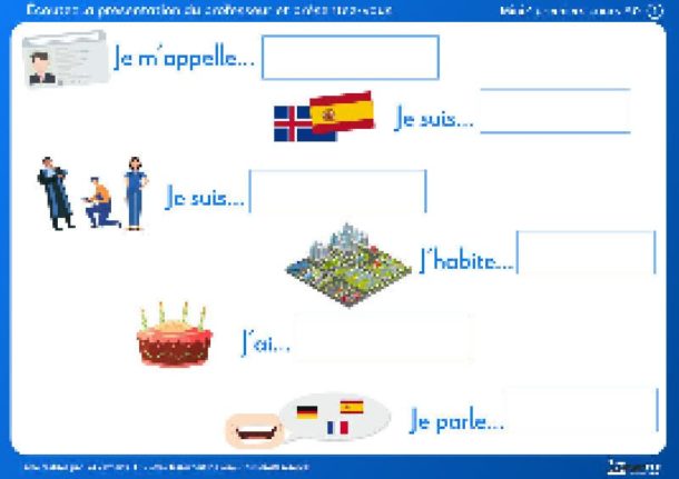Activité débutants FLE : Se présenter - Les Zexperts FLE