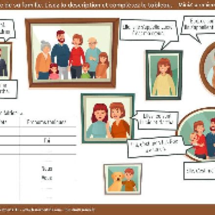 Ressources FLE sur la Famille - Les Zexperts FLE
