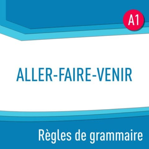 Verbes aller, venir, faire au présent (A1) : règles de grammaire en PDF