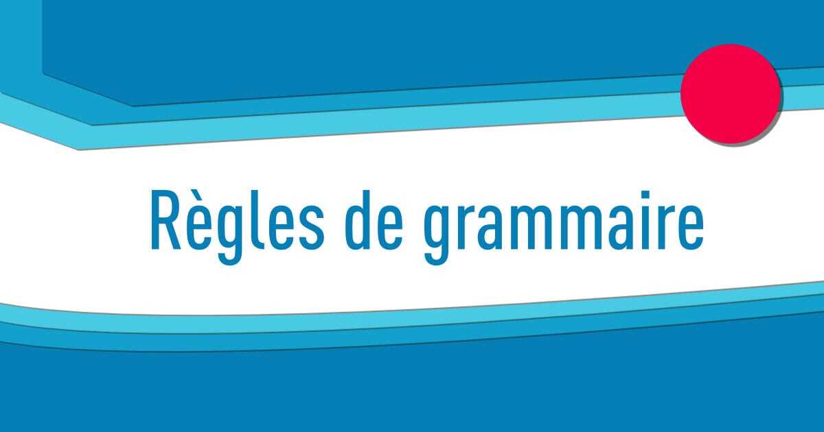 Ressources FLE Règles de grammaire - Les Zexperts FLE