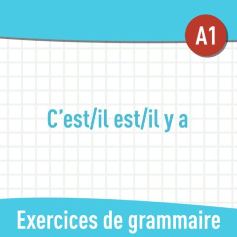 Exercices : il y a (A1) : exercices de grammaire en PDF