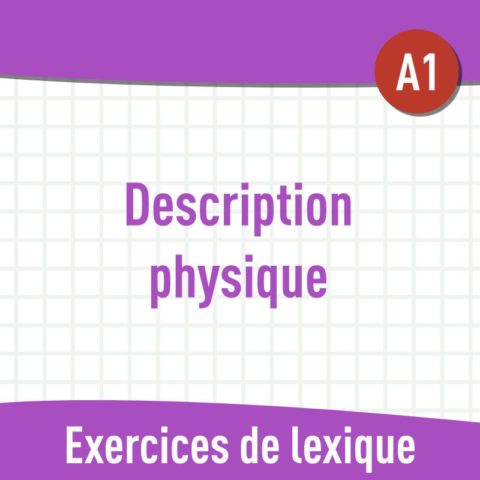 Description physique (A1) : exercices de vocabulaire en PDF