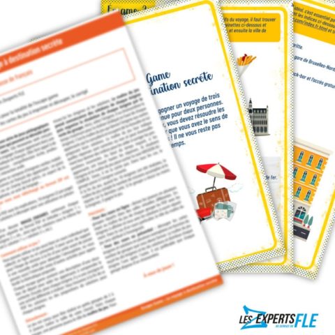 Escape game A1-A2 : le voyage à destination secrète - Les Zexperts FLE