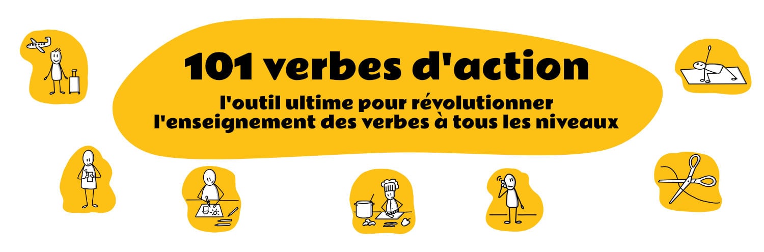Imagier "101 verbes d'action" - Les Zexperts FLE
