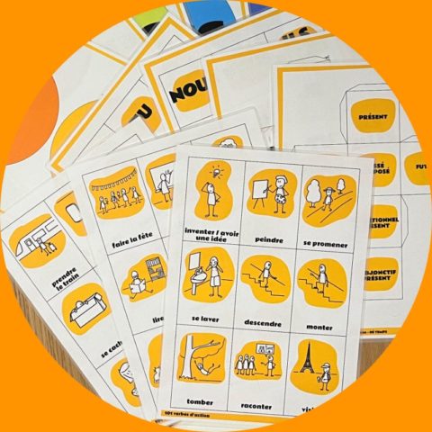 Imagier 101 verbes d'action - Les Zexperts FLE