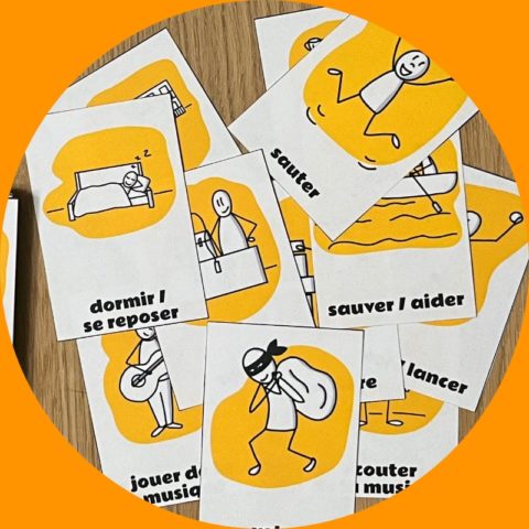 Imagier 101 verbes d'action - Les Zexperts FLE