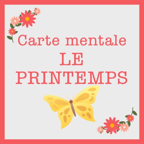 Carte mentale de conversation sur le printemps - Les Zexperts FLE