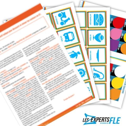 Le jeu des couleurs A1 - Les Zexperts FLE